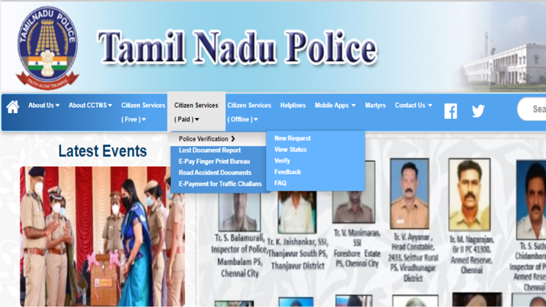 How To Get Police Verification Certificate Online In TamilNadu Step By How To Get Police Verification Certificate Online In TamilNadu Step By